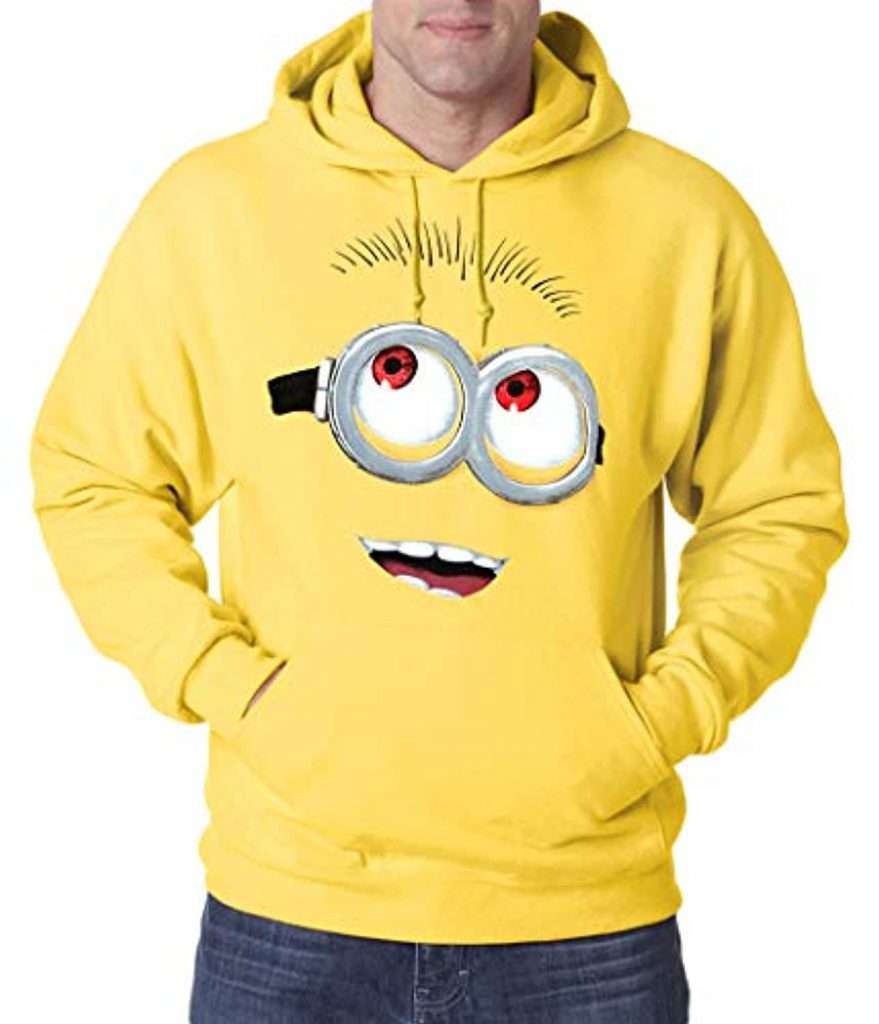 Despicable Me Minion Face Hoodie - Anime Hoodie Shop