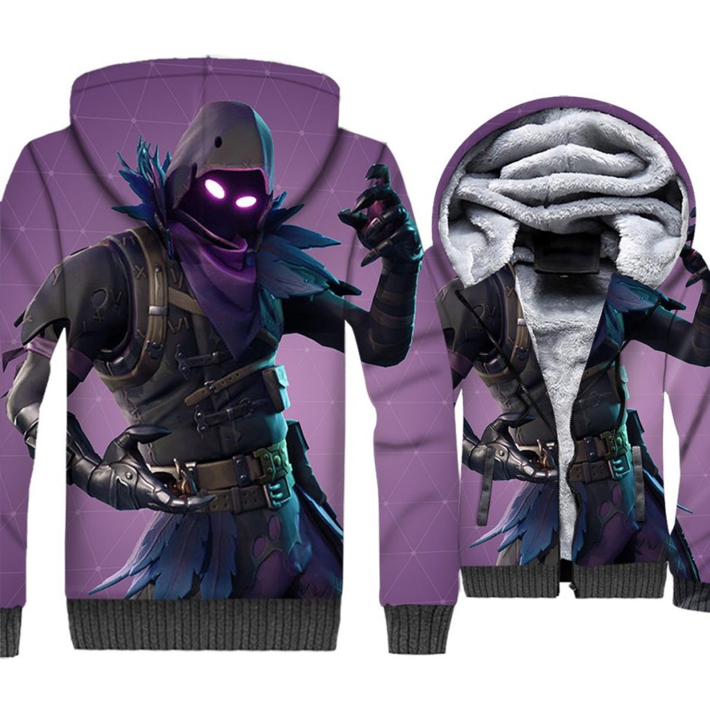 Fortnite Jackets - Solid Color Fortnite Series RAVEN Legendary Skin ...