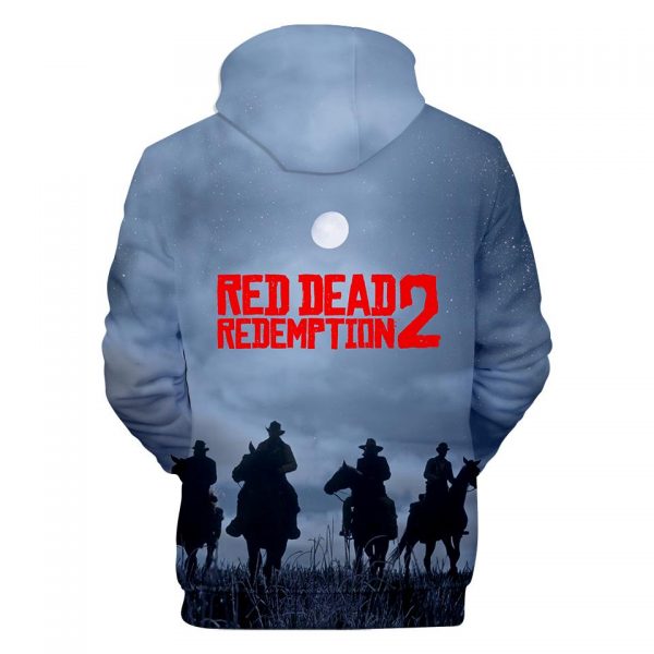 Red Dead Redemption 2 Hoodies - Red Dead Redemption 2 Game Character 3D ...